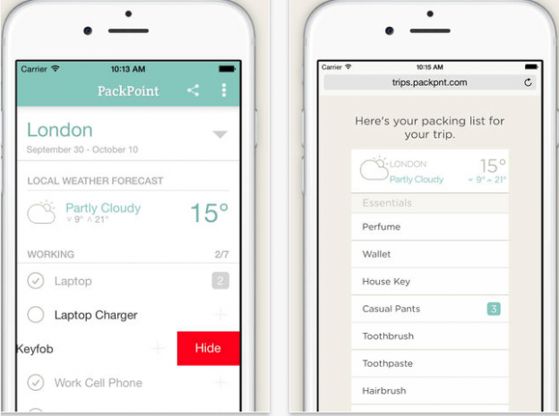 PackPoint – Travel App of the Month April 2016Worldwide Insure